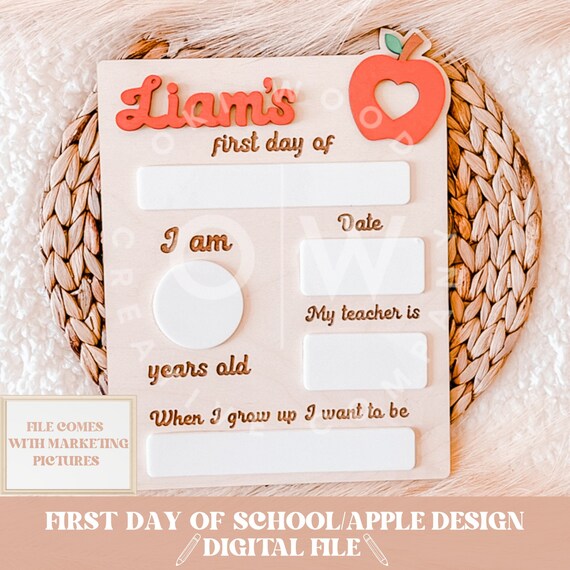 First Day of School Svg Back to School First Day of Svg - Etsy