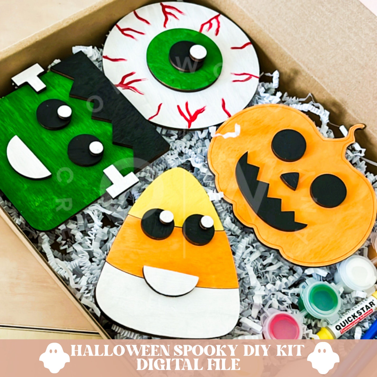 Halloween DIY Svg Halloween DIY Kit Svg Halloween Svg - Etsy