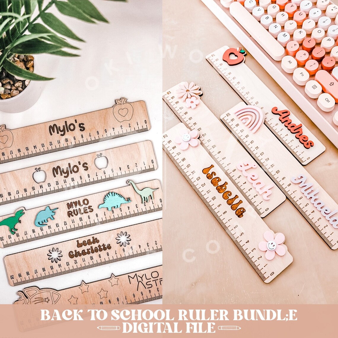 Ruler File Bundle Svg, Ruler Svg, Teacher Ruler Svg, Back to School ...