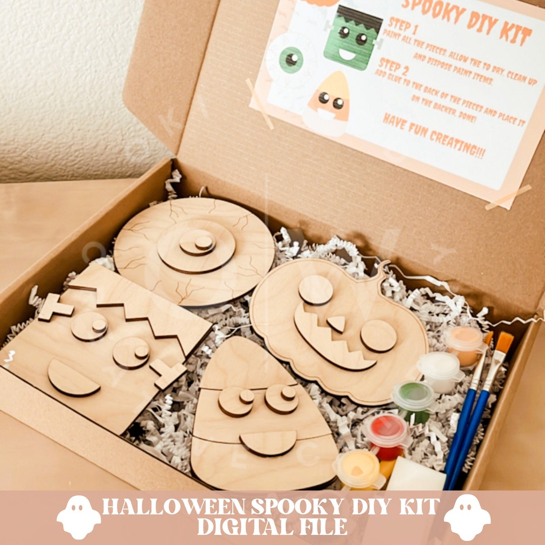 Halloween DIY Svg, Halloween DIY Kit Svg, Halloween Svg, Halloween Kit ...