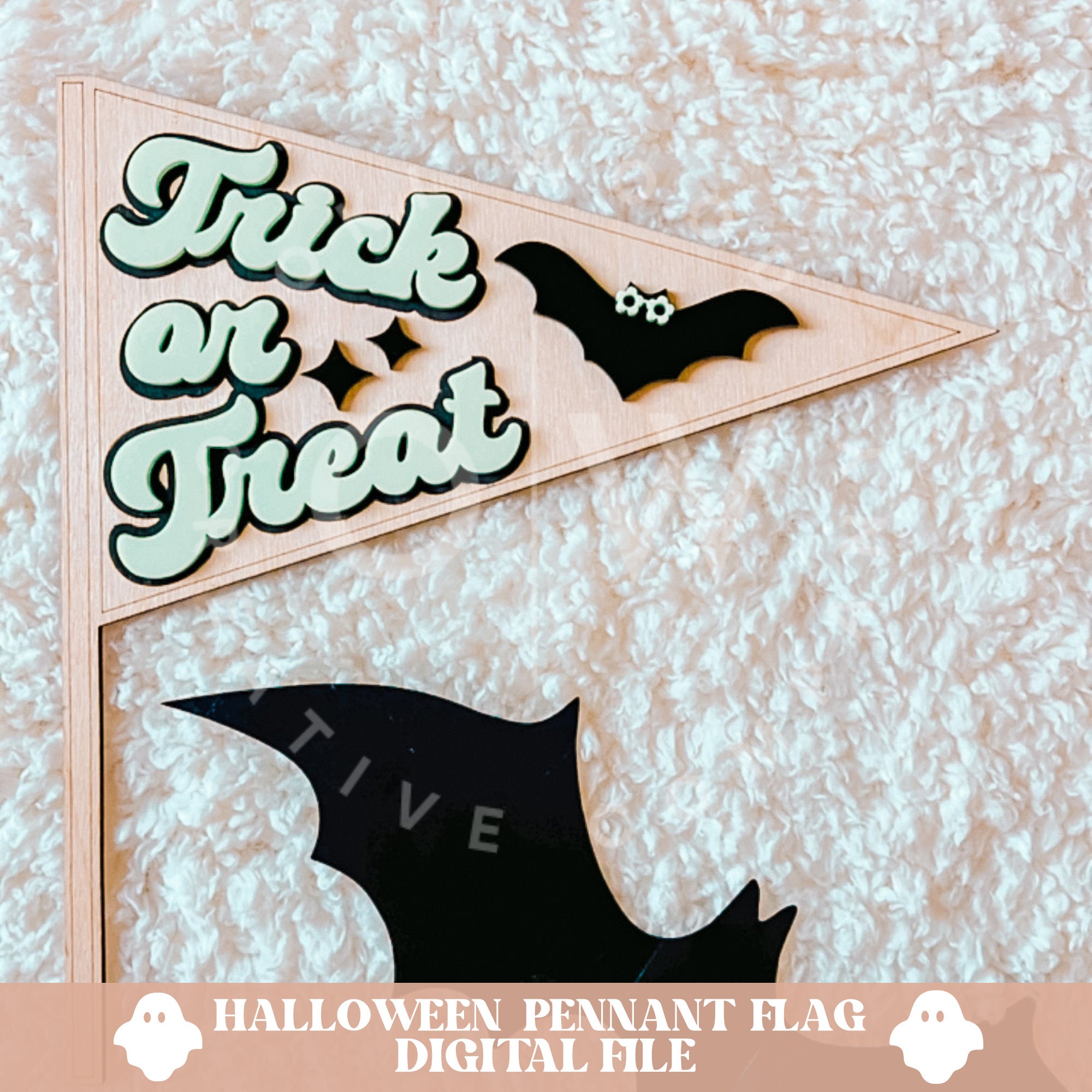 Halloween Pennant Flag Svg Halloween Decor Svg Halloween - Etsy