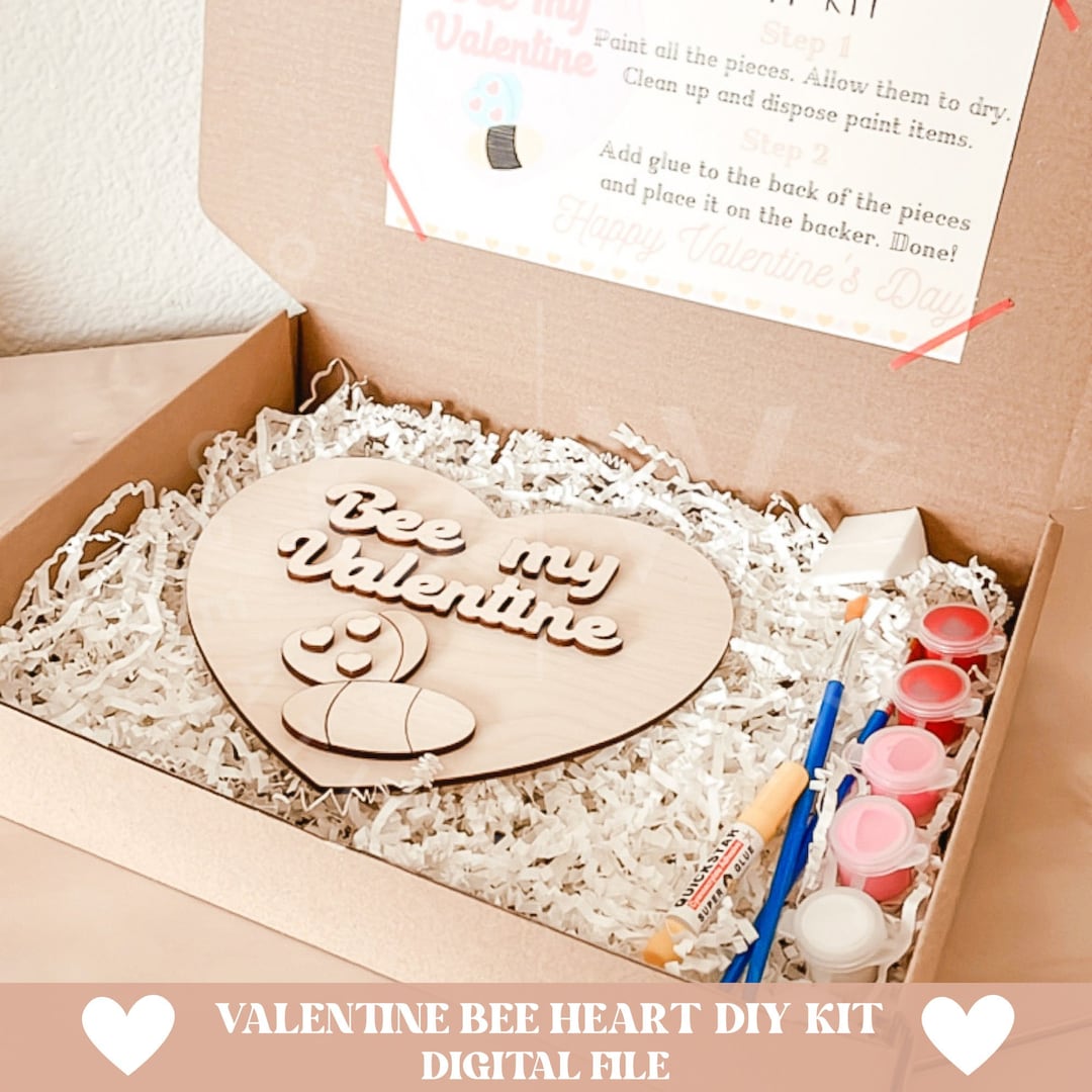 Valentine Diy Kit Svg, Valentine Paint Kit Svg, Valentine Svg, Diy Kit ...