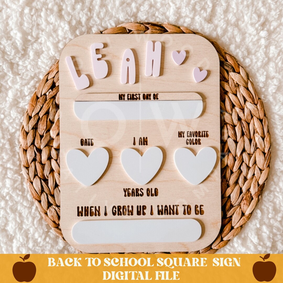 First Day of School Sign Svg, Back to School Svg, First Day of Svg ...