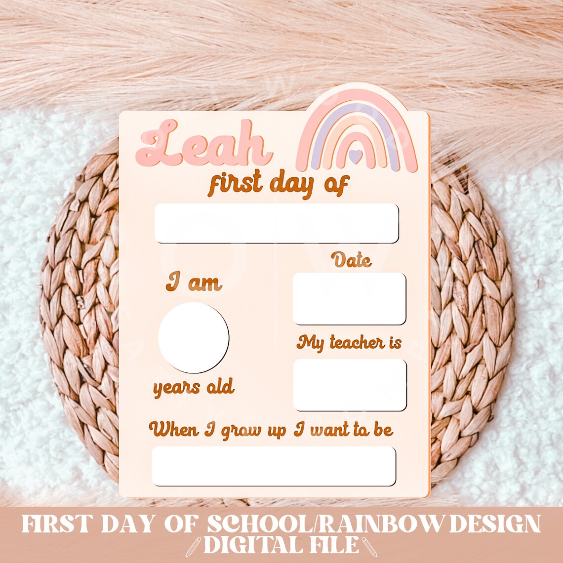 First Day of School 3 Bundle Sign Svg Back to School First - Etsy