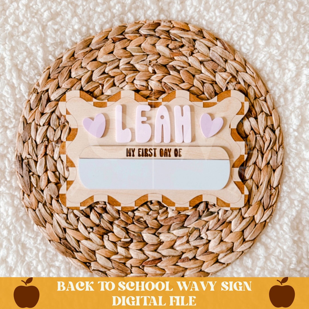 First Day of School Sign Svg, Back to School Svg, First Day of Svg ...