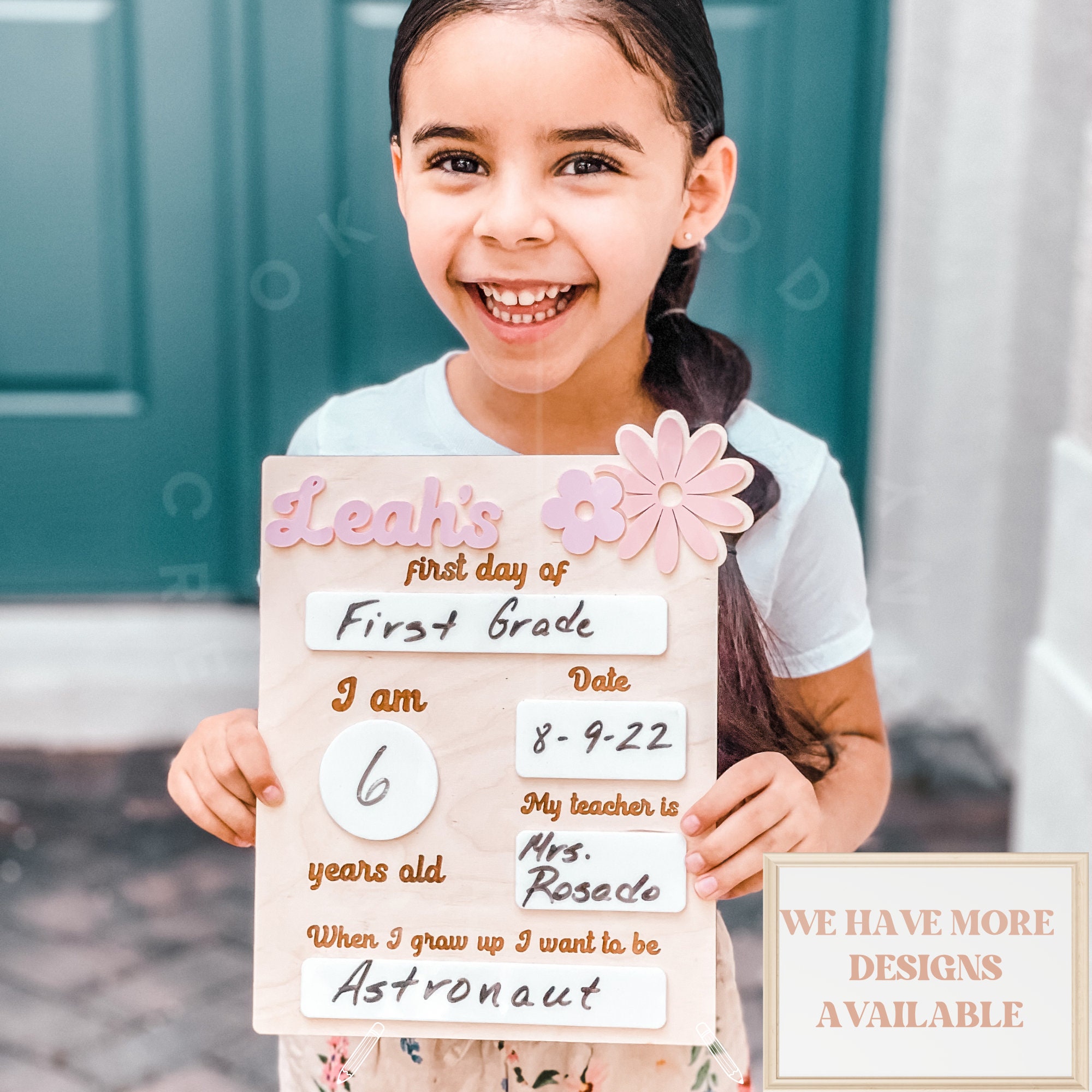 First Day of School Hibiscus Sign Svg, Back to School, First Day of Svg ...