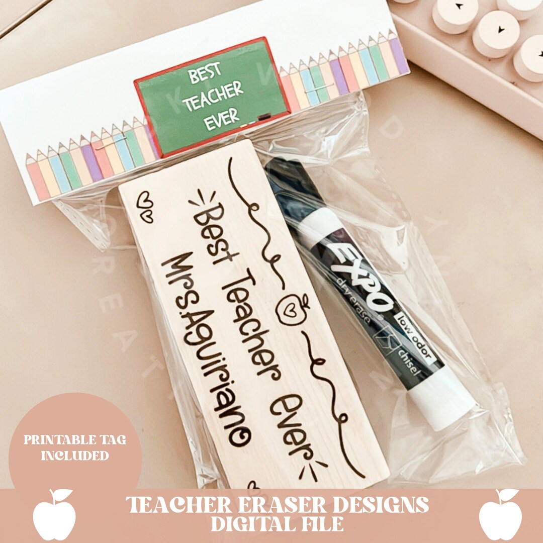 Teacher Eraser Svg, Board Eraser Svg, Teacher Gift Svg, Valentine ...