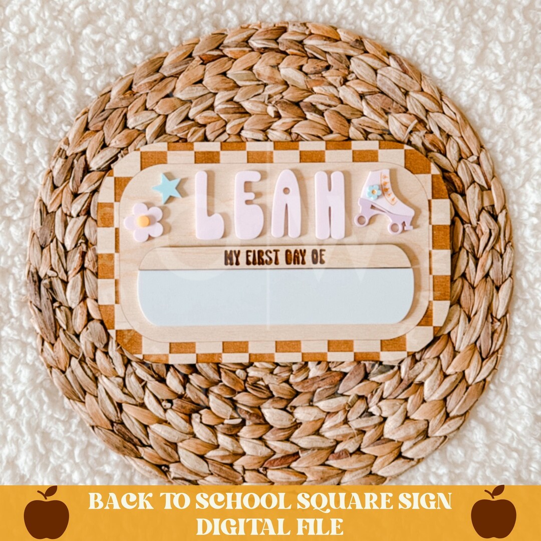 First Day of School Sign Svg, Back to School Svg, First Day of Svg ...