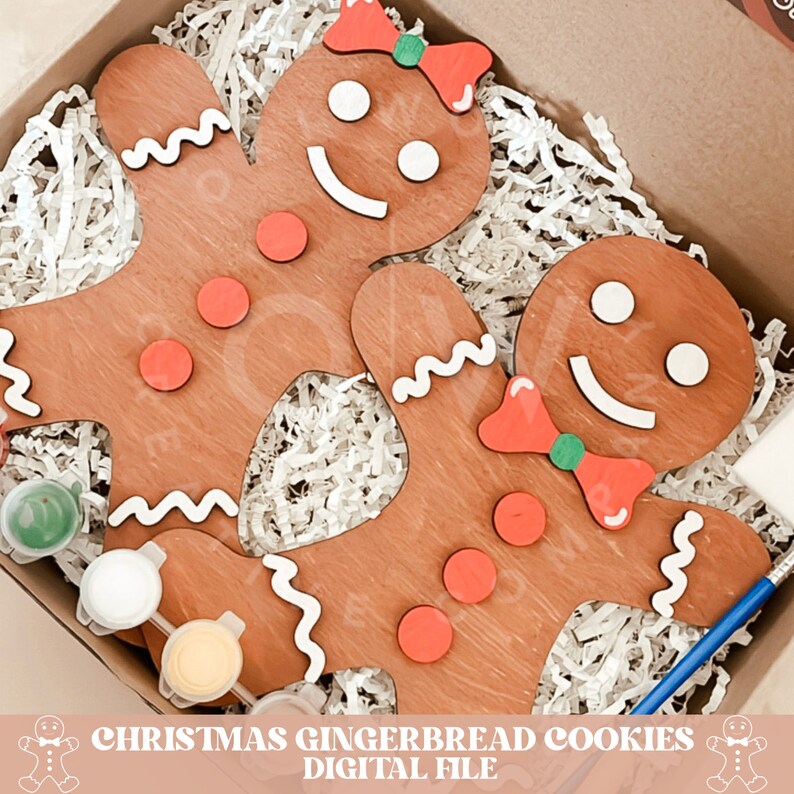 Gingerbread Diy Kit Svg, Gingerbread Diy Svg, Gingerbread Svg, Diy Kit ...