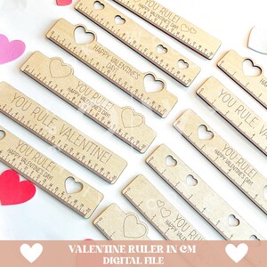Valentine Ruler Svg, Valentine Gift Svg, Valentine Svg, Valentine ...