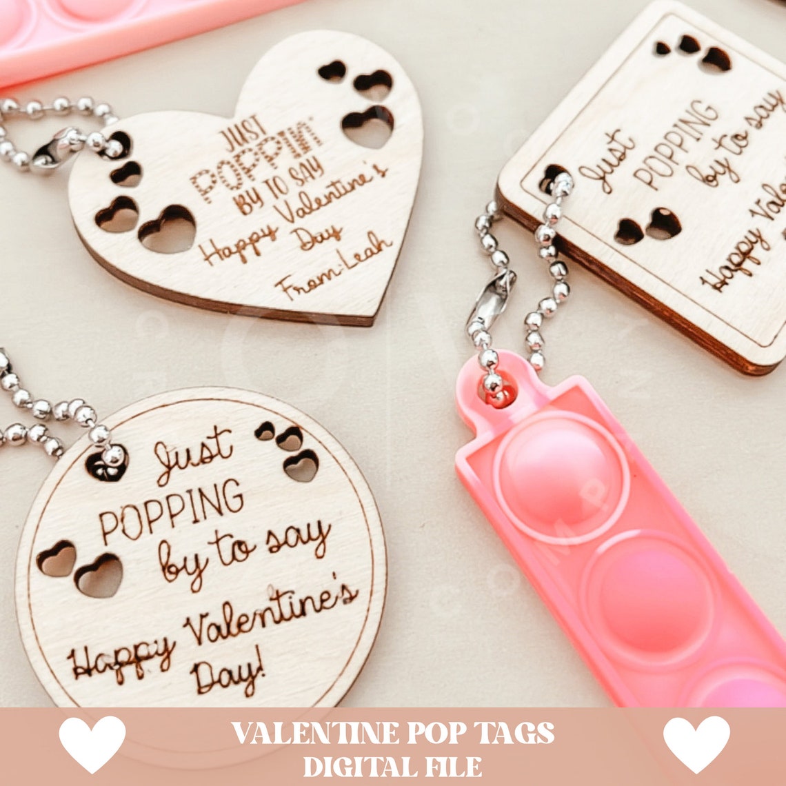 Valentine Pop Tags Svg Valentine Tags Svg Valentine Gifts - Etsy