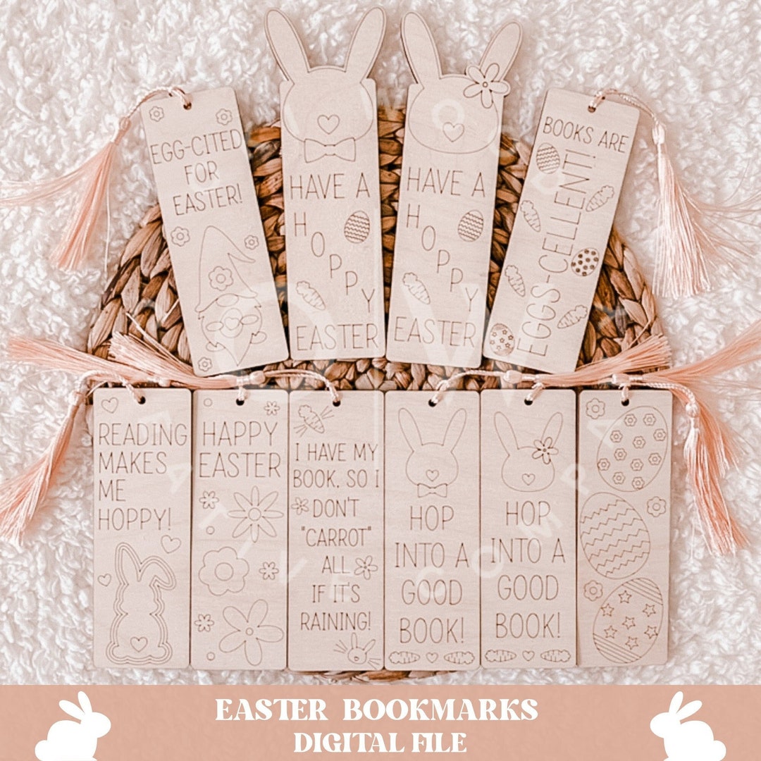 Easter Bookmark Svg, Easter Svg, Bookmark Svg, Laser Cut Ready Svg ...