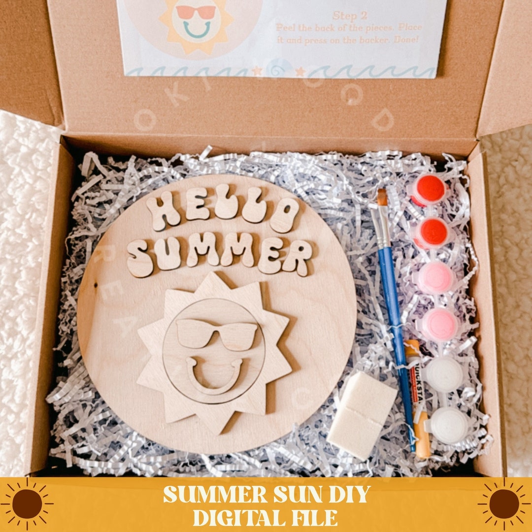 Summer Sun DIY Svg, Summer Diy Svg, Kids Diy Svg, Sundiy Svg, Diy Svg ...