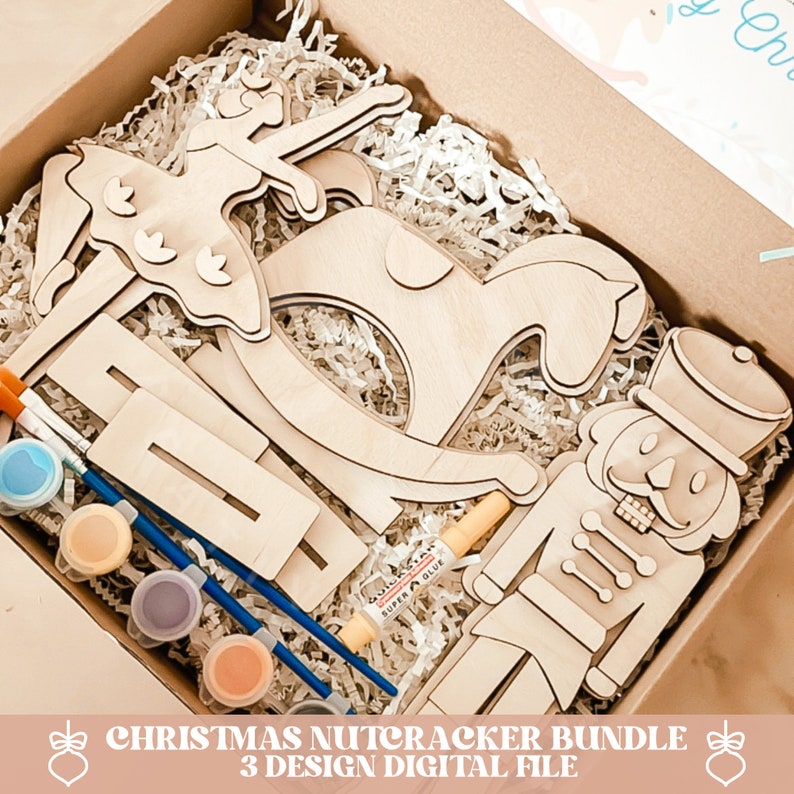 Nutcracker Bundle Diy Kit Svg Nutcracker Diy Kit Svg - Etsy