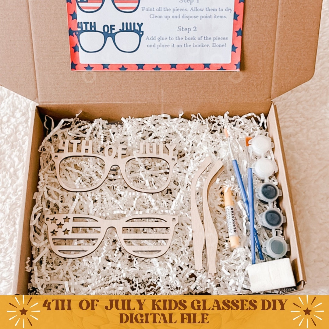 4th of July Glasses Diy Svg, 4th of July Diy Svg, 4th of July Svg, Usa ...