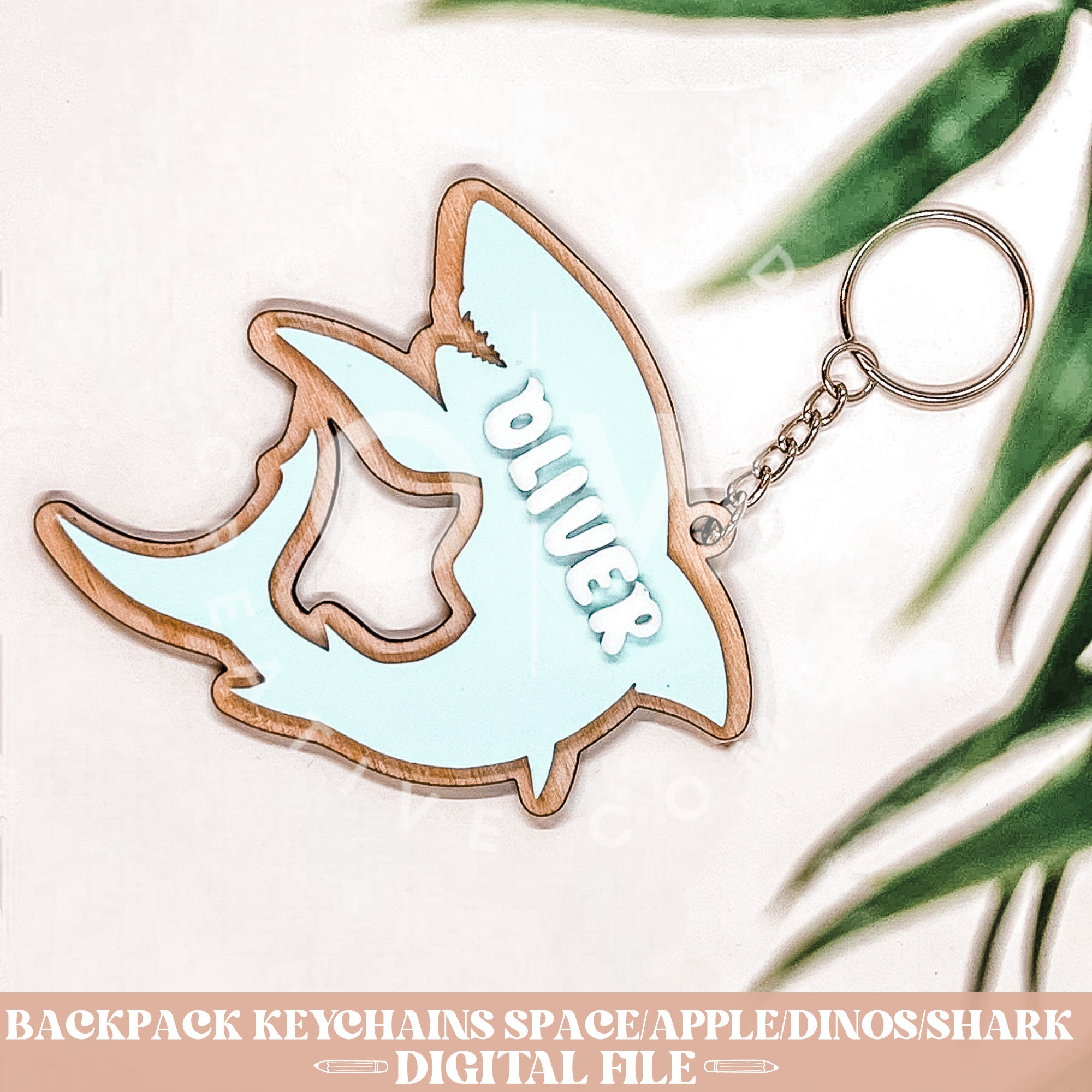 Backpack Keychain Svg, Dino Keychian Svg, Space Keychain Svg, Rainbow ...