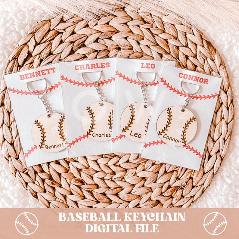 Baseball Keychain Svg, Baseball Svg, Keychain Svg, Baseball File ...