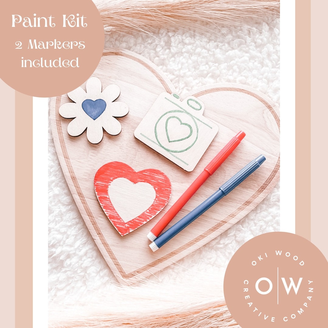 Valentine Paint Kit, Valentine Gift, Stocking, Paint Kit, Kids Paint ...