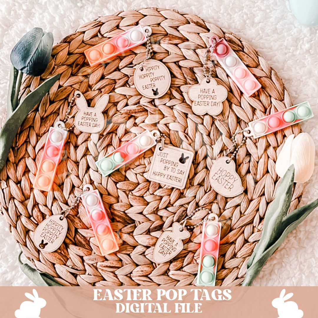 Easter Pop Tags Svg, Easter Tags Svg, Easter Gifts Svg, Easter School ...