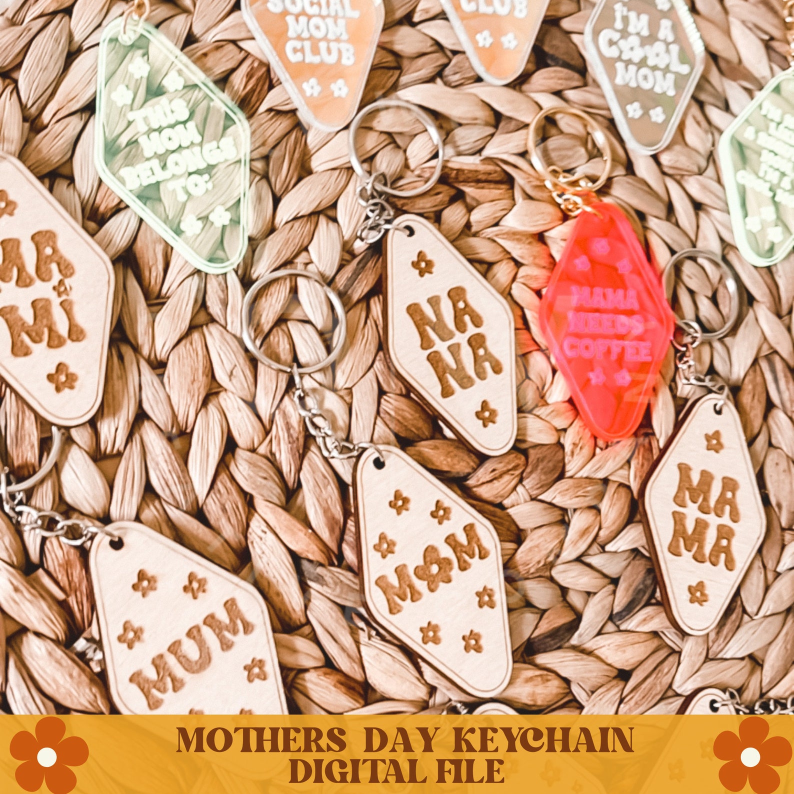Mothers Day Keychain Svg, Mother Keychain Svg, Mom Gift Svg, Mother Svg ...