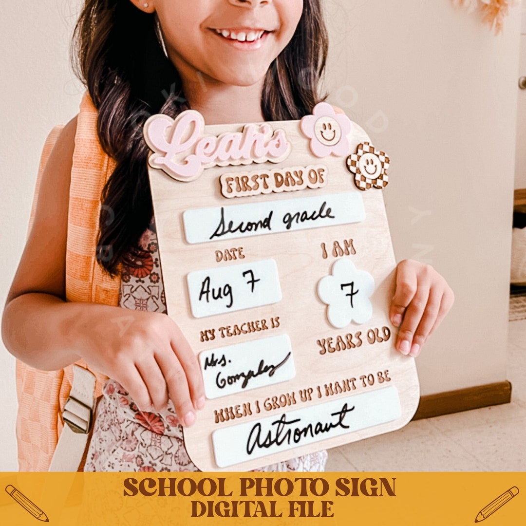 First Day of School Sign Svg, Back to School Svg, First Day of Svg ...