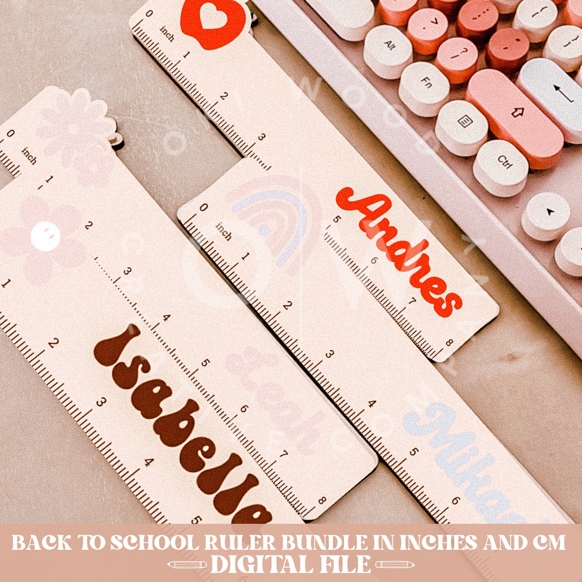 Ruler File Bundle Svg Ruler Svg Teacher Ruler Svg Back to - Etsy