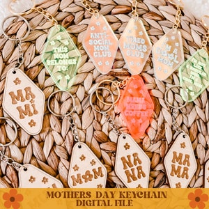 Mothers Day Keychain Svg, Mother Keychain Svg, Mom Gift Svg, Mother Svg ...