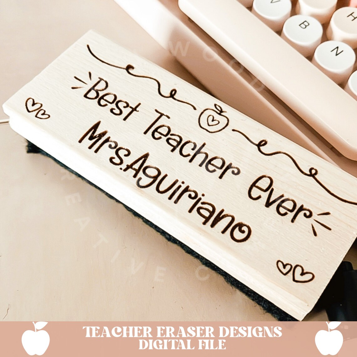 Teacher Eraser Svg Board Eraser Svg Teacher Gift Svg - Etsy