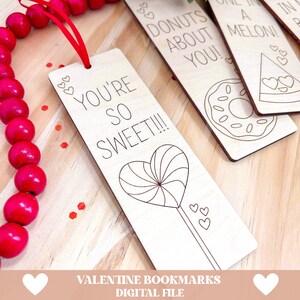 Valentine Bookmark Svg, Valentine Svg, Bookmark Svg, Laser Cut Ready ...