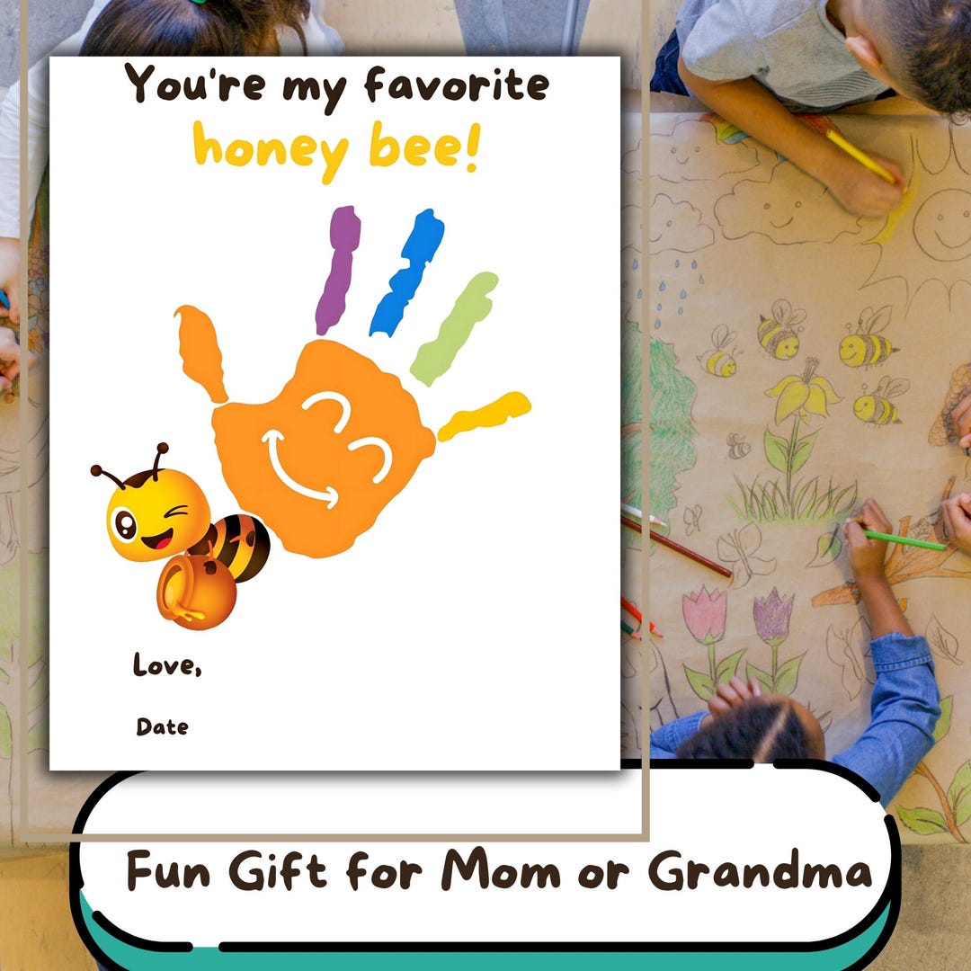 Bee Mother's Day Handprint Craft | Thanks for Bee-ing the Best Mom ...