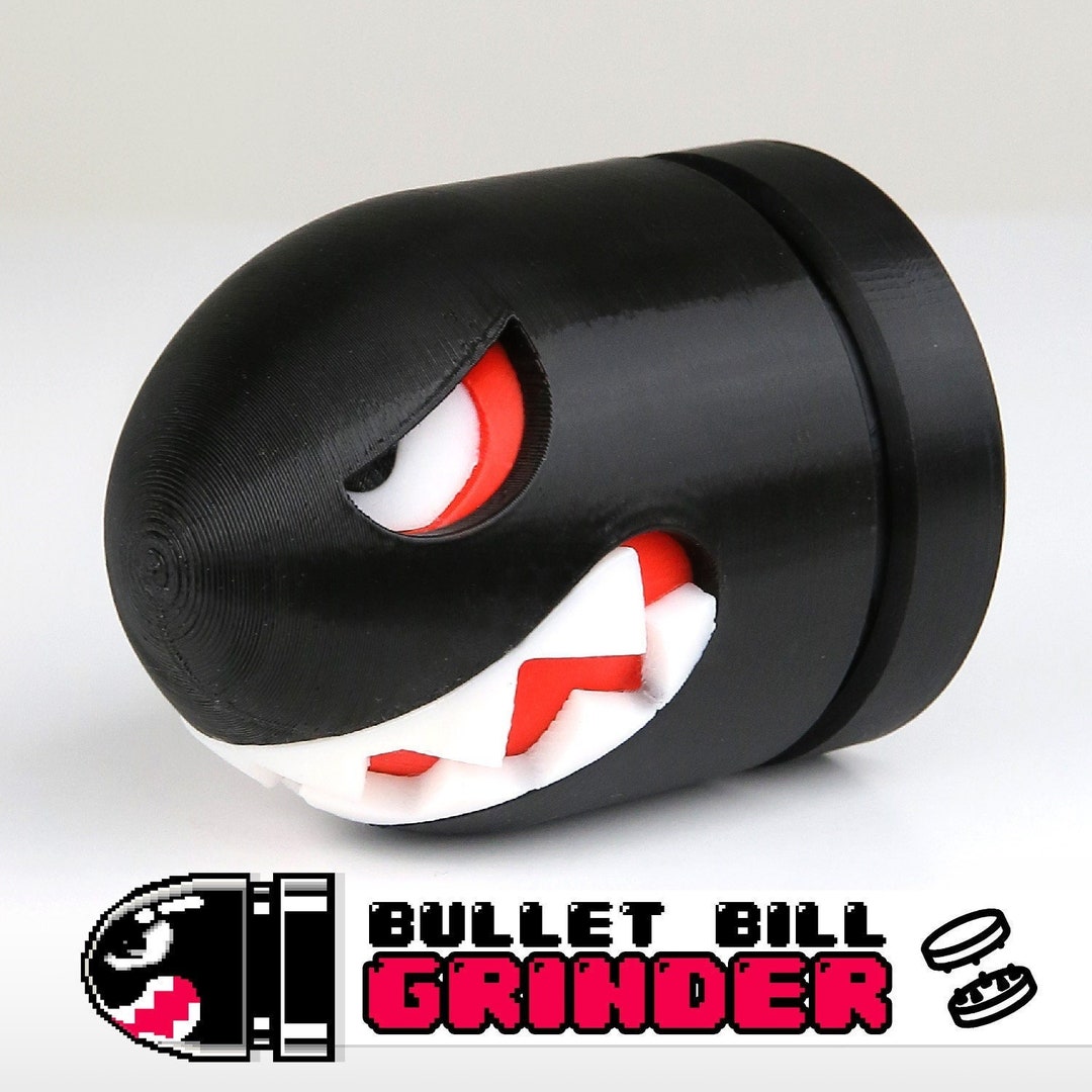 Super Mario Brothers Bullet Bill Herb & Spice Grinder - Etsy