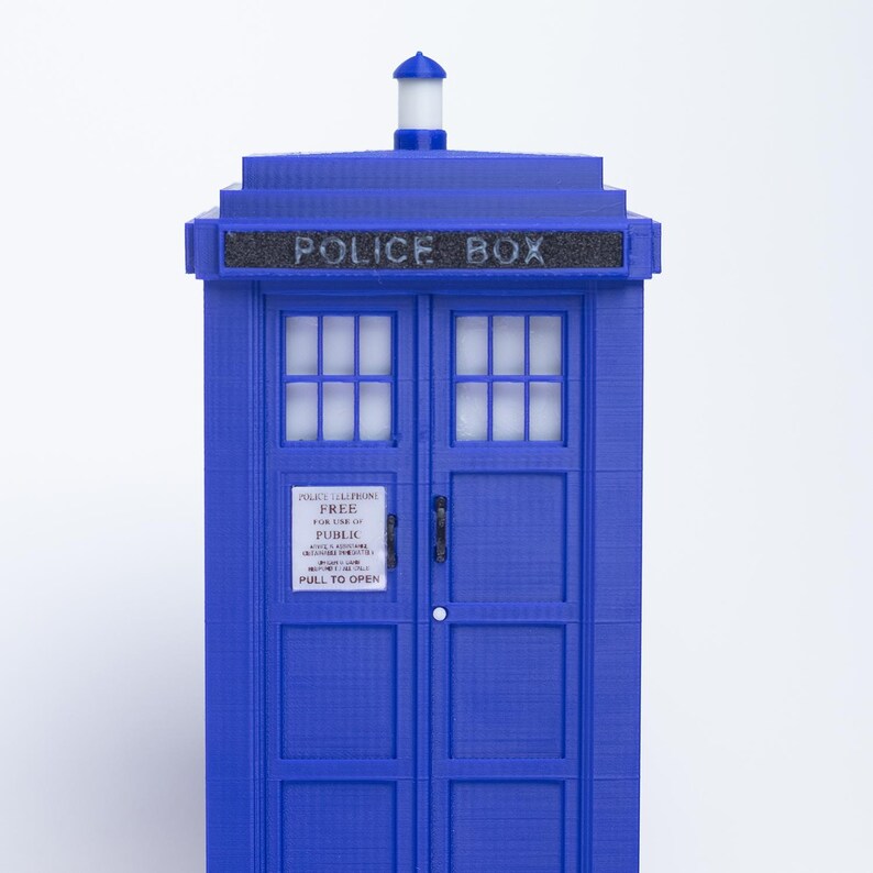 Tardis From the Tv Show Series Doctor Who - Etsy