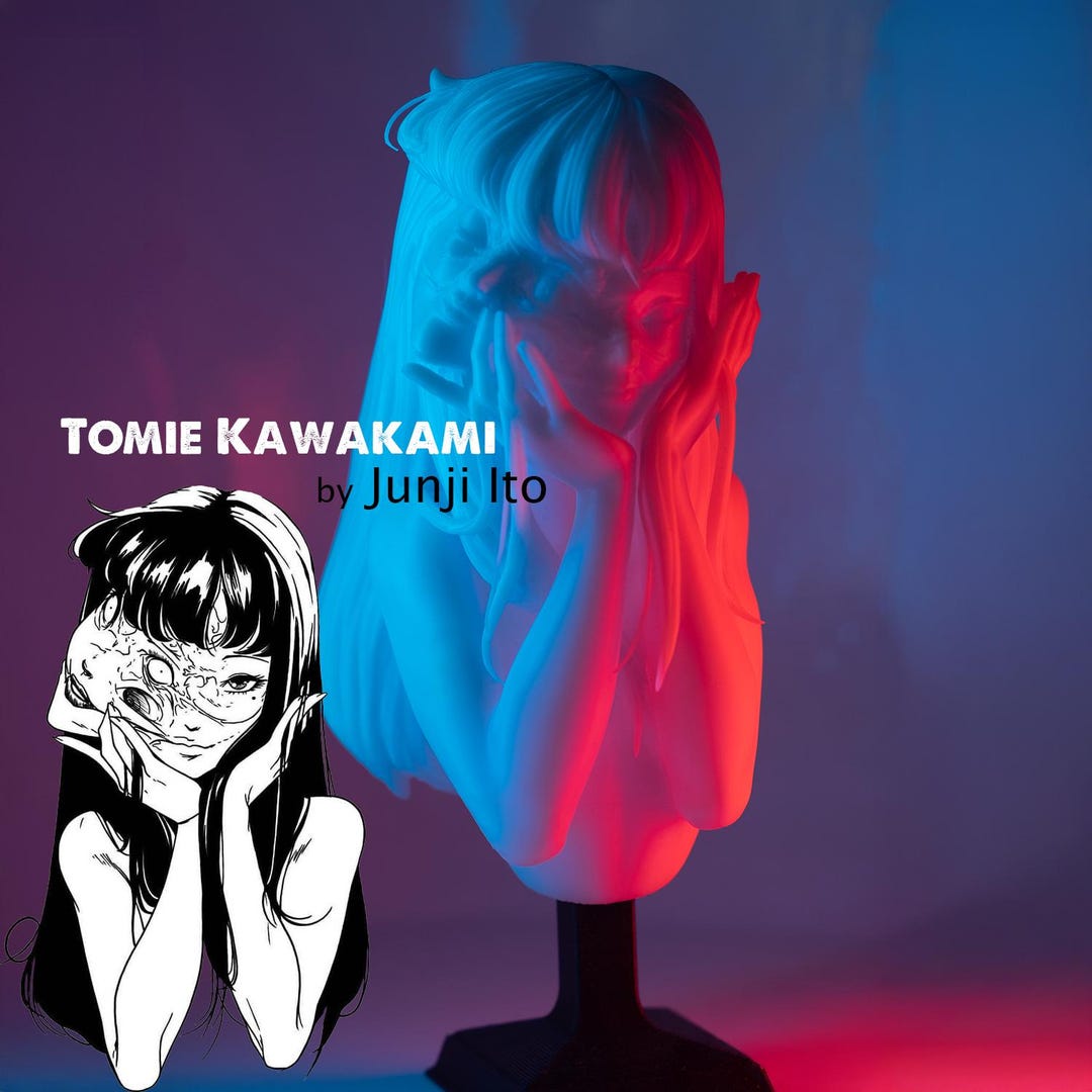 Tomie Kawakami Resin Figurine, Junji Ito Horror Manga Sculpture, Gothic ...