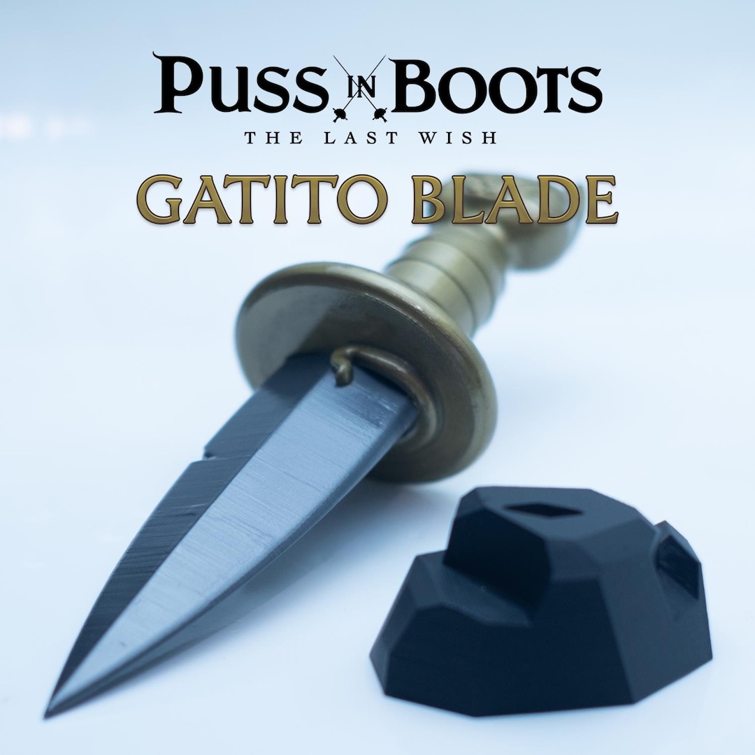 Gatito Blade Puss in Boots Replica, Cat Dagger Cosplay Prop, Fantasy ...