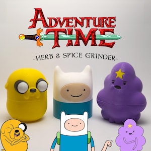Adventure Time Finn Jake and LSP Herb & Spice Grinder - Etsy