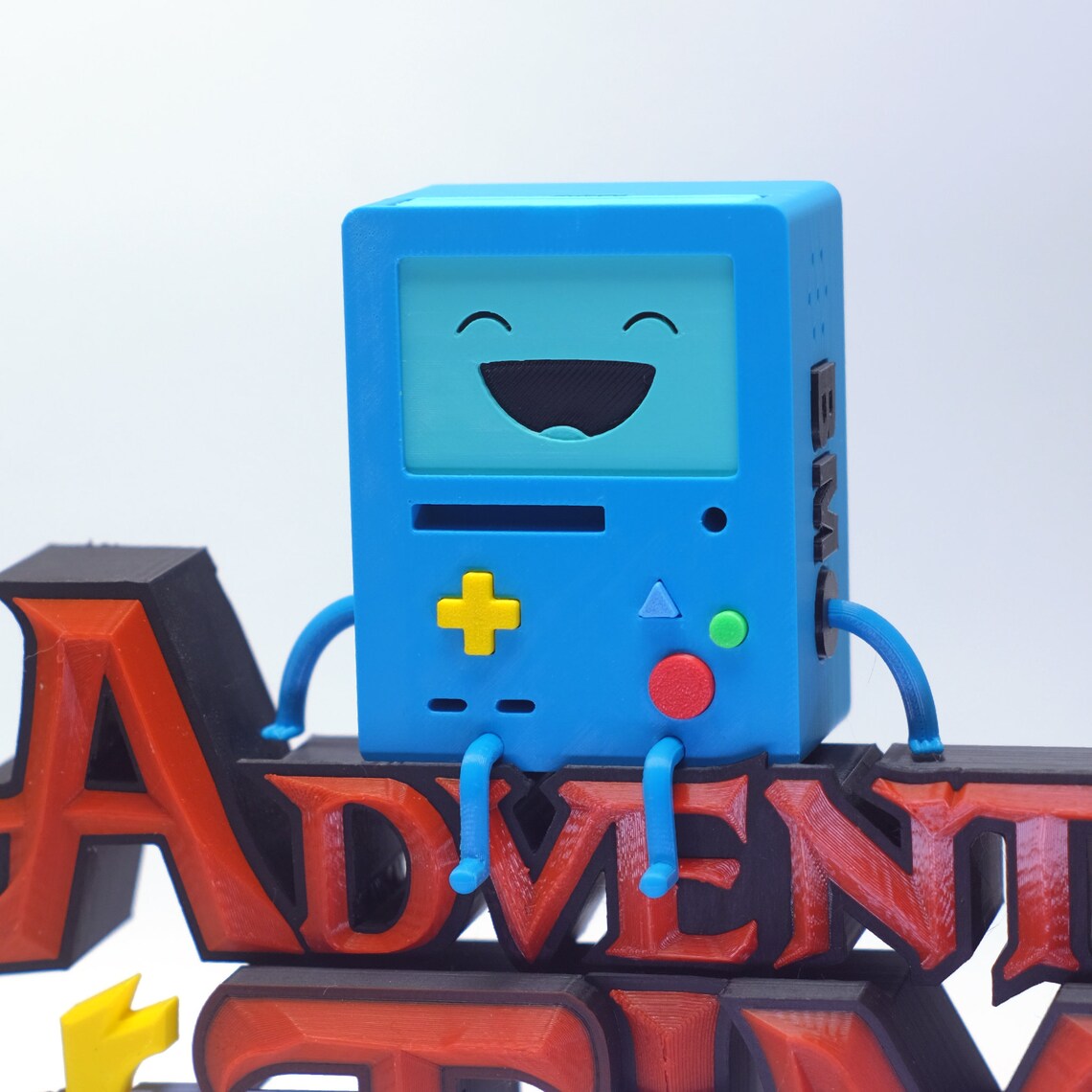 BMO Figure, Adventure Time Figurine, Cartoon Collectible, 3D Printed ...
