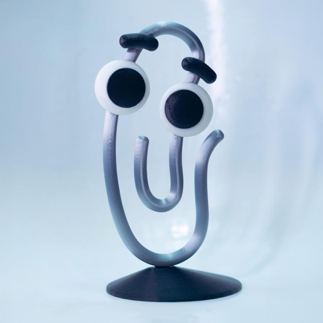Clippy Windows Figurine, Frutiger Aero Meme Character, Retro Desk Decor ...