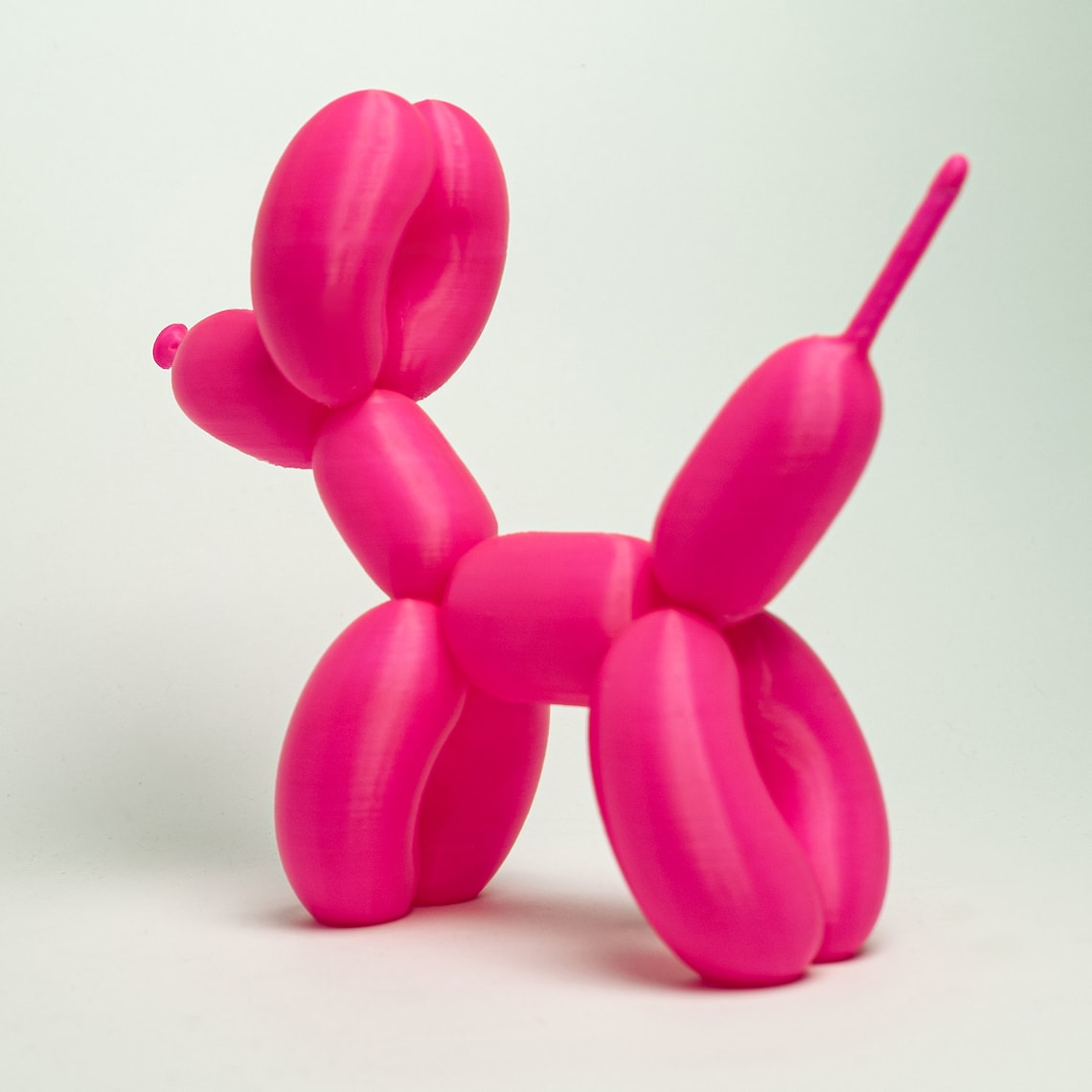 Inflatable Looking Pink Balloon Dog With a Keychain - Etsy