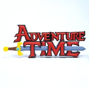 Adventure Time Logo Display - Etsy