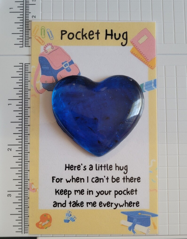 Laminated Pocket Hug Backing Cards Kit School Themed: - Etsy