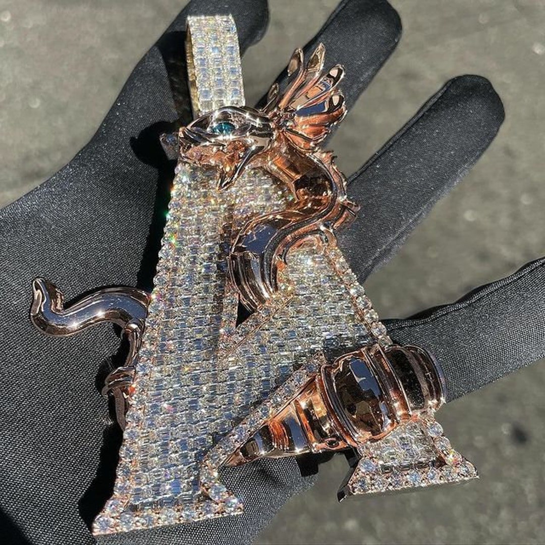 Hip Hop Gift/ Custom Name Letter Number Pendant/ Hip Hop Men - Etsy