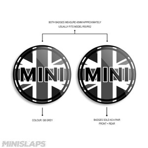 MINI Cooper S JCW R50/R52/R53 Gen 1 Car Decal Exterior Bonnet & Boot ...
