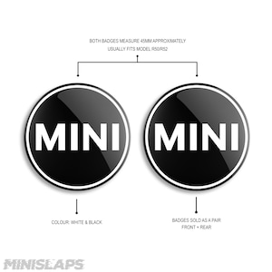 MINI Cooper S JCW R50/R52/R53 Gen 1 Car Decal Exterior Bonnet & Boot ...