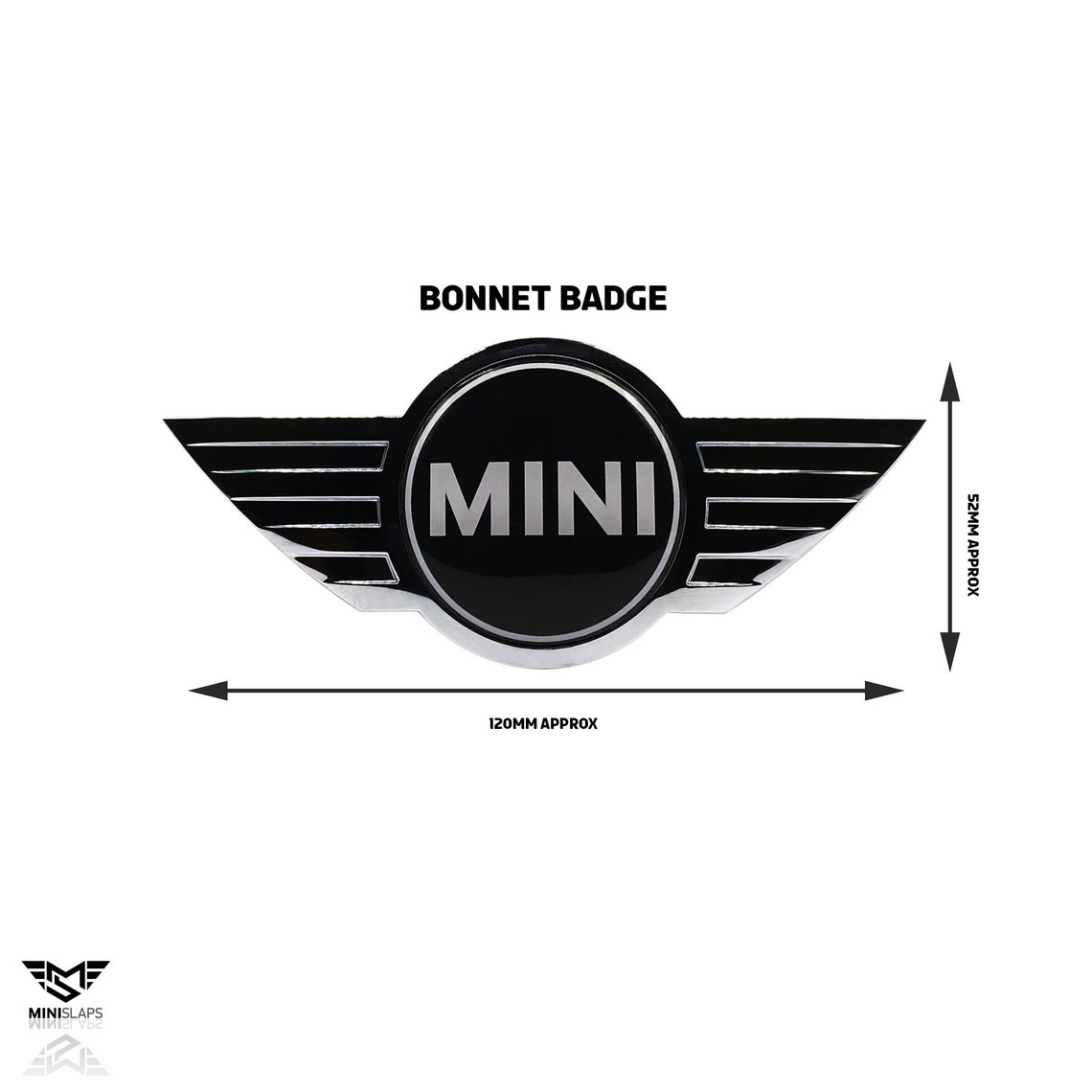 MINI Cooper S JCW R50 Car Decal Exterior Bonnet Emblem | Etsy