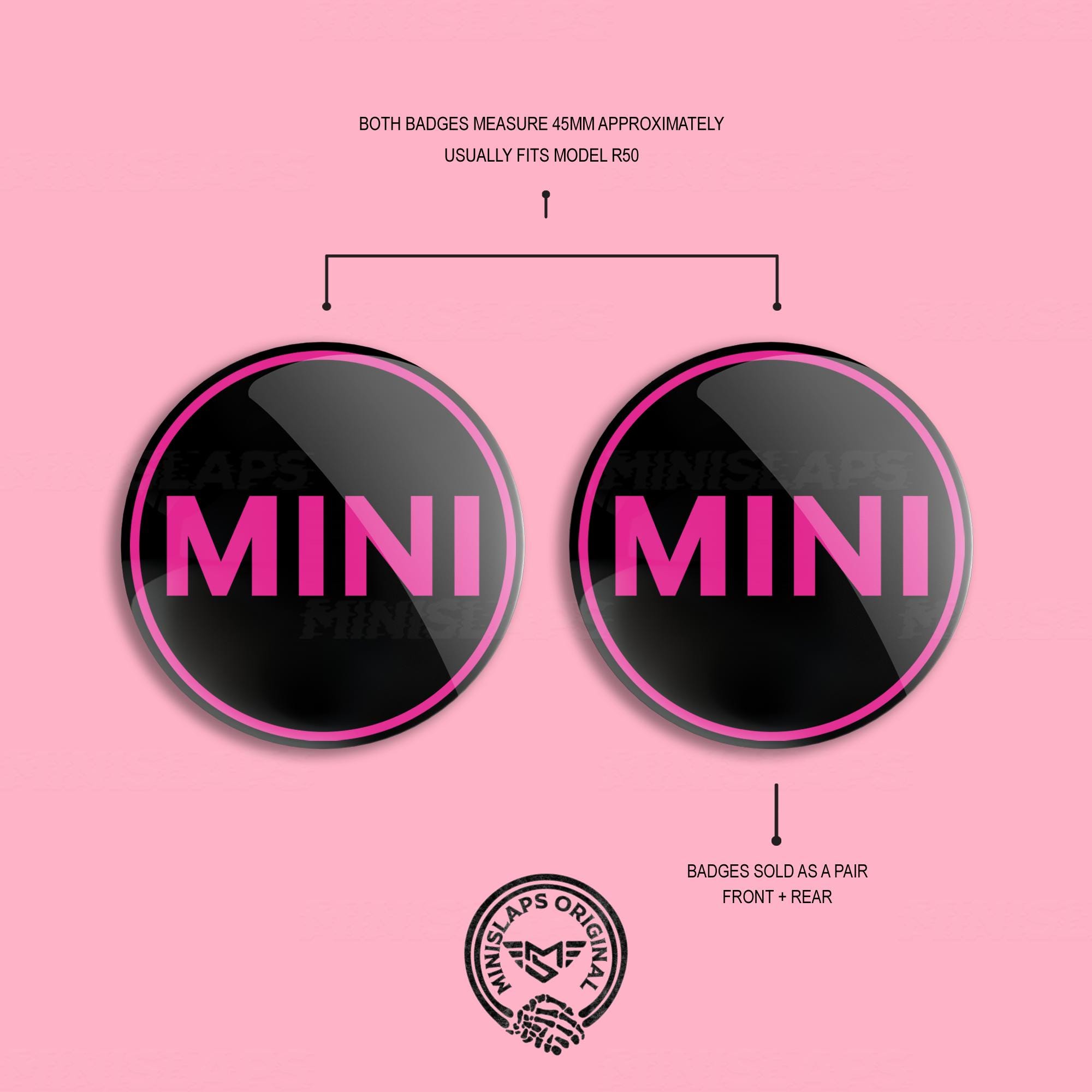MINI Cooper S JCW R50 Car Decal Exterior Bonnet Emblem - Luxury MINI ...