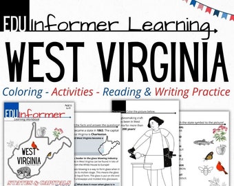 States and Capitals Series Massachusetts Workbook Printable - Etsy