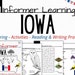 States and Capitals Series, Iowa Workbook, Printable and Digital ...
