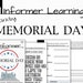 Celebrating Memorial Day, Printable and Digital Workbook, Homeschool ...