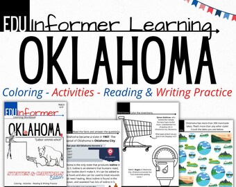 States and Capitals Series, Michigan Workbook, Printable and Digital ...