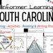States and Capitals Series, South Carolina Workbook, Printable and ...